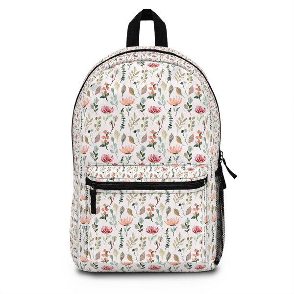 Floral Backpack - Etsy