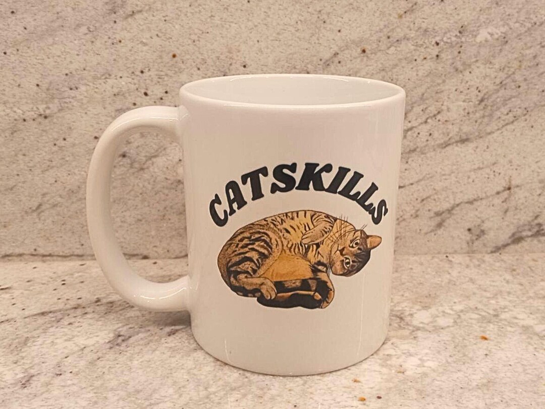 Catskills Tabby and Manx Cat Mug - Etsy