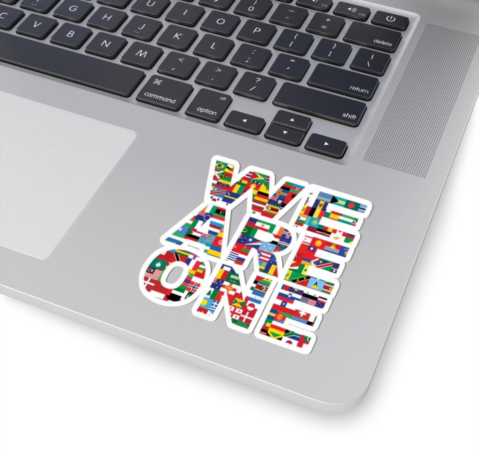 Multicultural "we Are One" Kiss-cut Stickers - Celebrate Unity ...