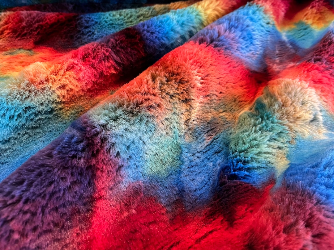 Happy Hippie Bunny Fusion Luxe Cuddle by Shannon Fabrics Minky. Plush ...