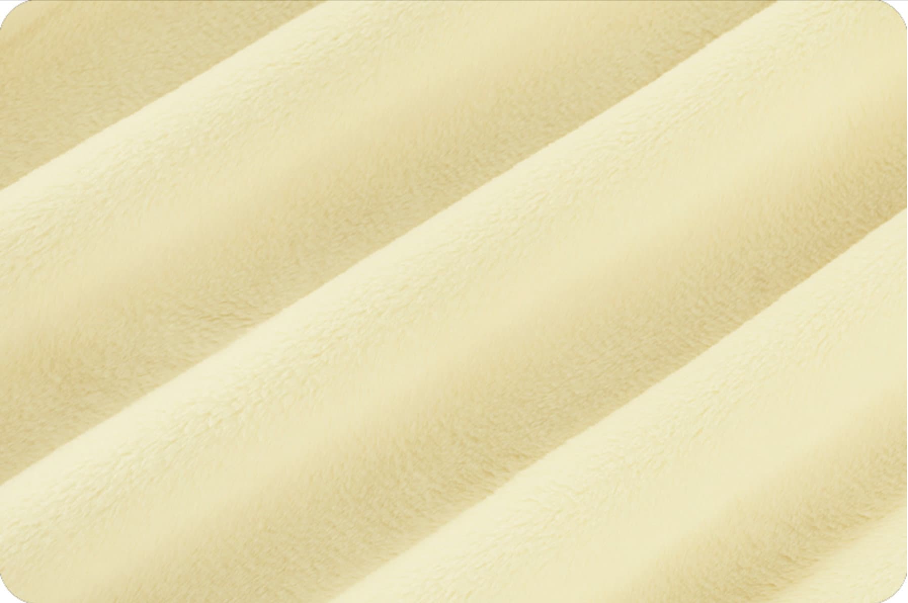Vanilla Minky Solid Cuddle 3 by Shannon Fabrics. Smooth Light Yellow ...