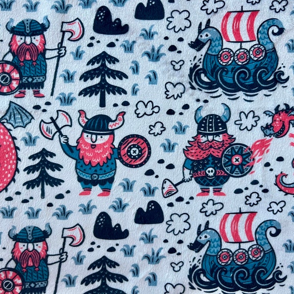 Viking Themed Fabric - Etsy