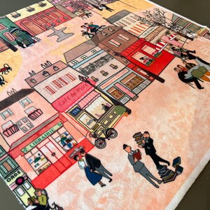 Paris Minky Fabric Piece. 18 by 18 Inch Square. Soft Polyester Material ...