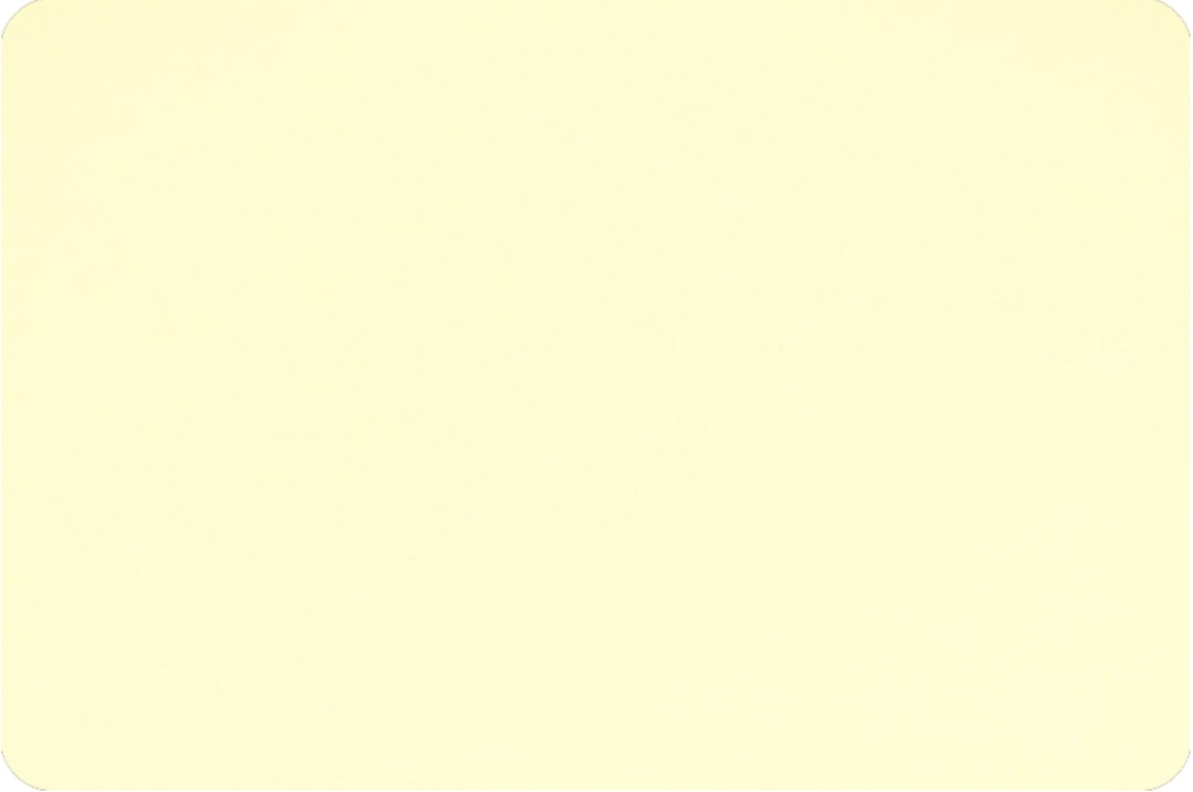 Vanilla Minky Solid Cuddle 3 by Shannon Fabrics. Smooth Light Yellow ...