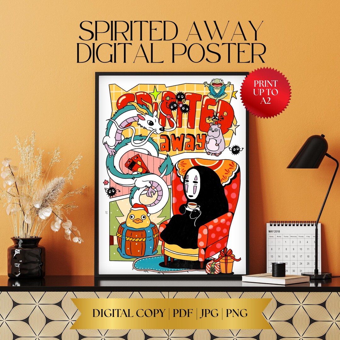 Spirited Away Digital Poster - Etsy