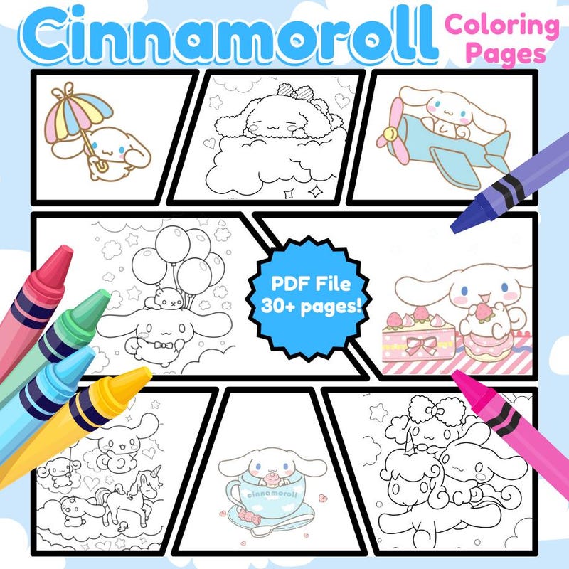 Hello Kittys Cinnamon Roll Svg - Etsy