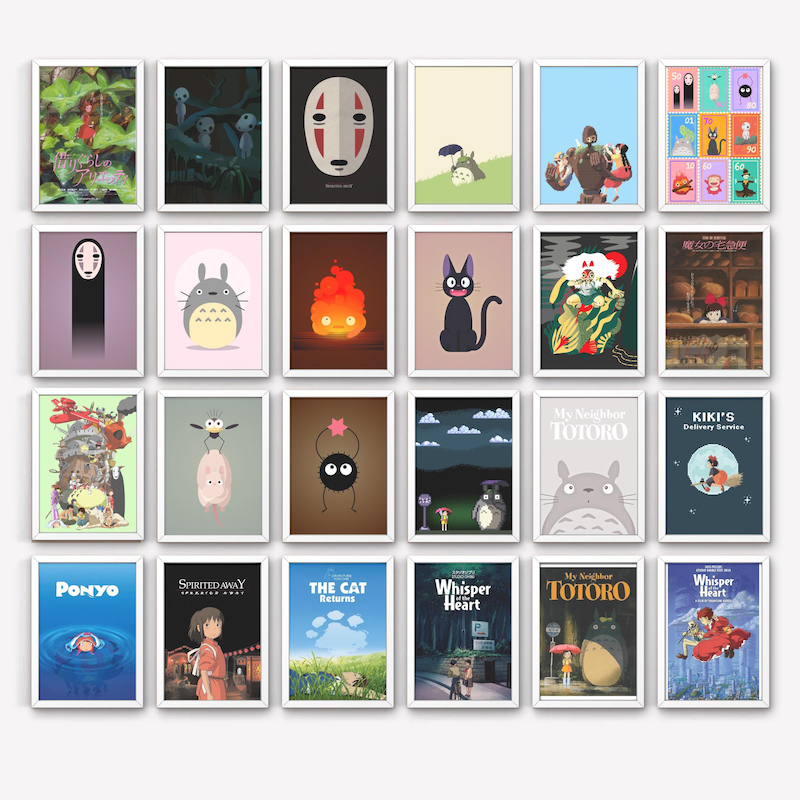 Studio Ghibli Poster - Etsy