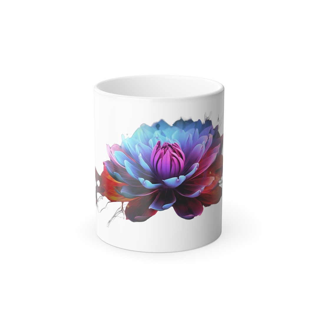 Heat Activated Color Changing Mug, Photo and Text, 11oz - Etsy