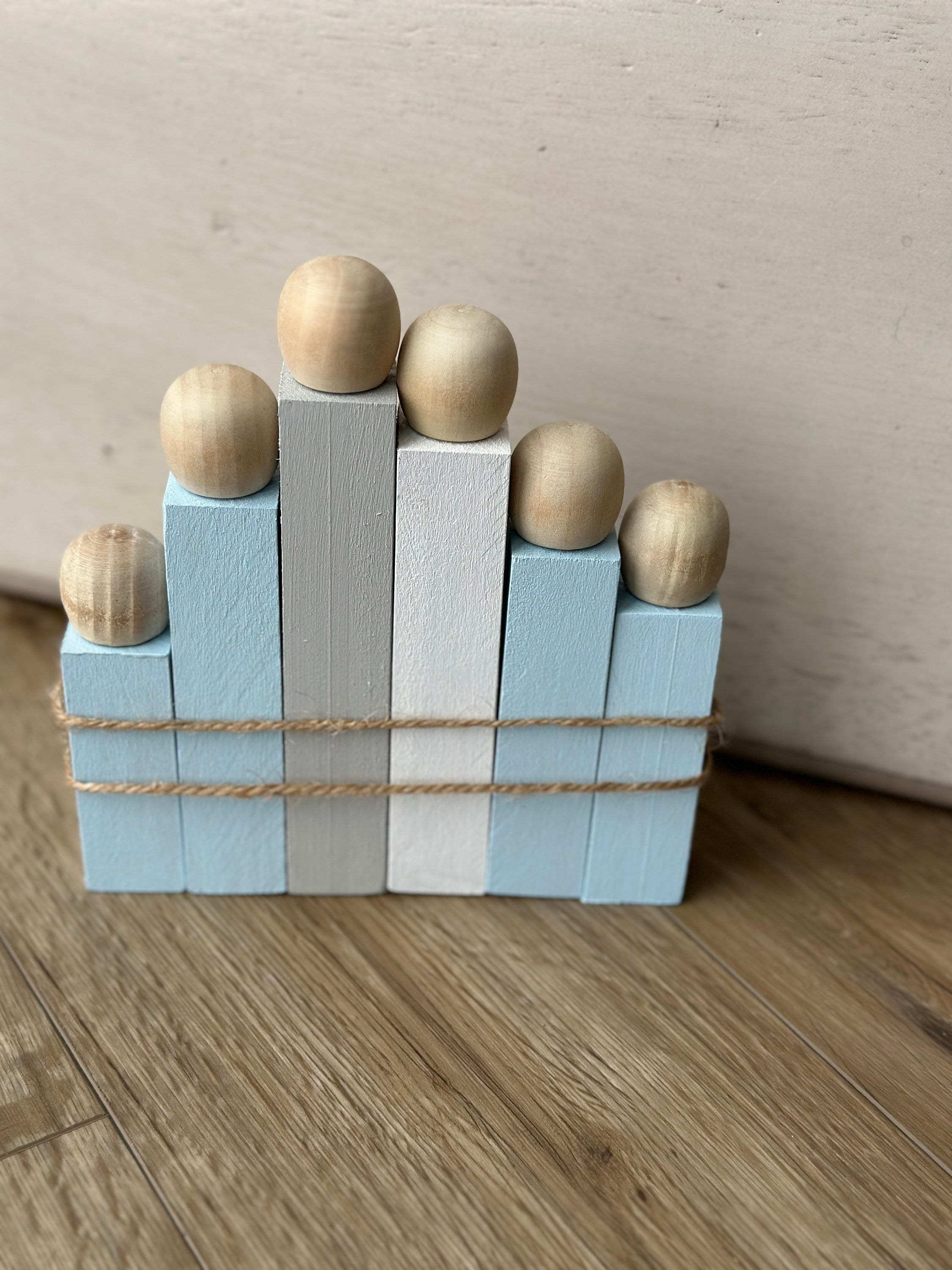 Wooden Block Family - Etsy
