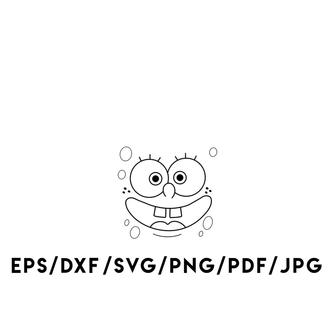 Buy Spongebob Instant Download Svg, Eps, Dxf, Png, Pdf, Jpg Digital ...