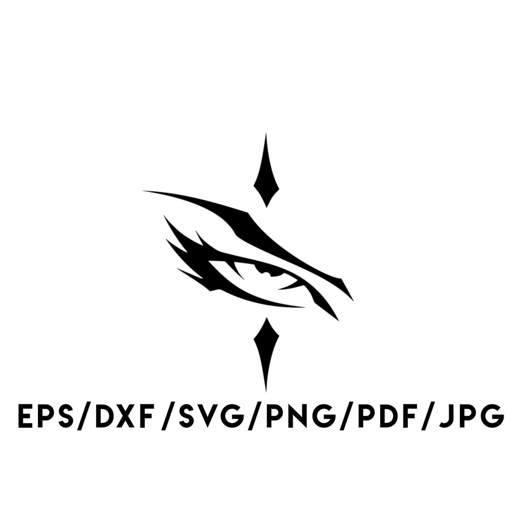 Eye Scar Tattoo Design Instant Download Svg, Eps, Dxf, Png, Pdf, Jpg ...