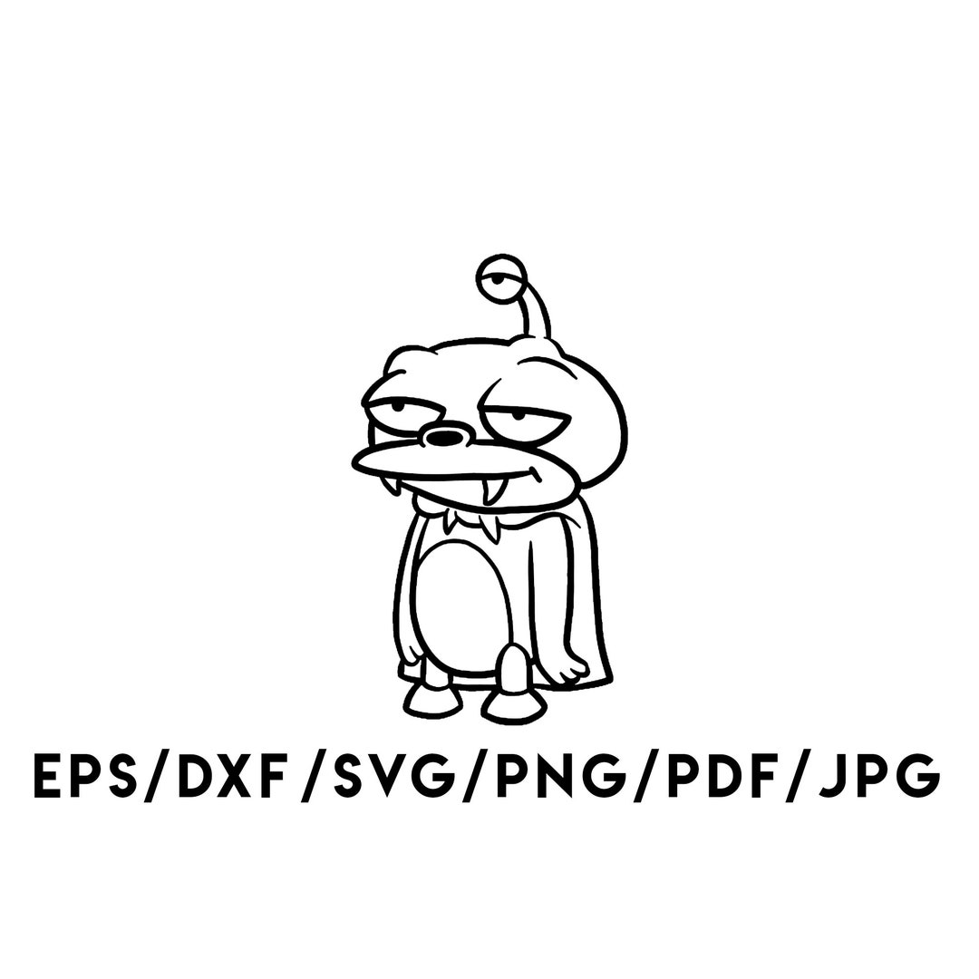 Futurama Lord Nibbler Design Instant Download Svg, Eps, Dxf, Png, Pdf ...