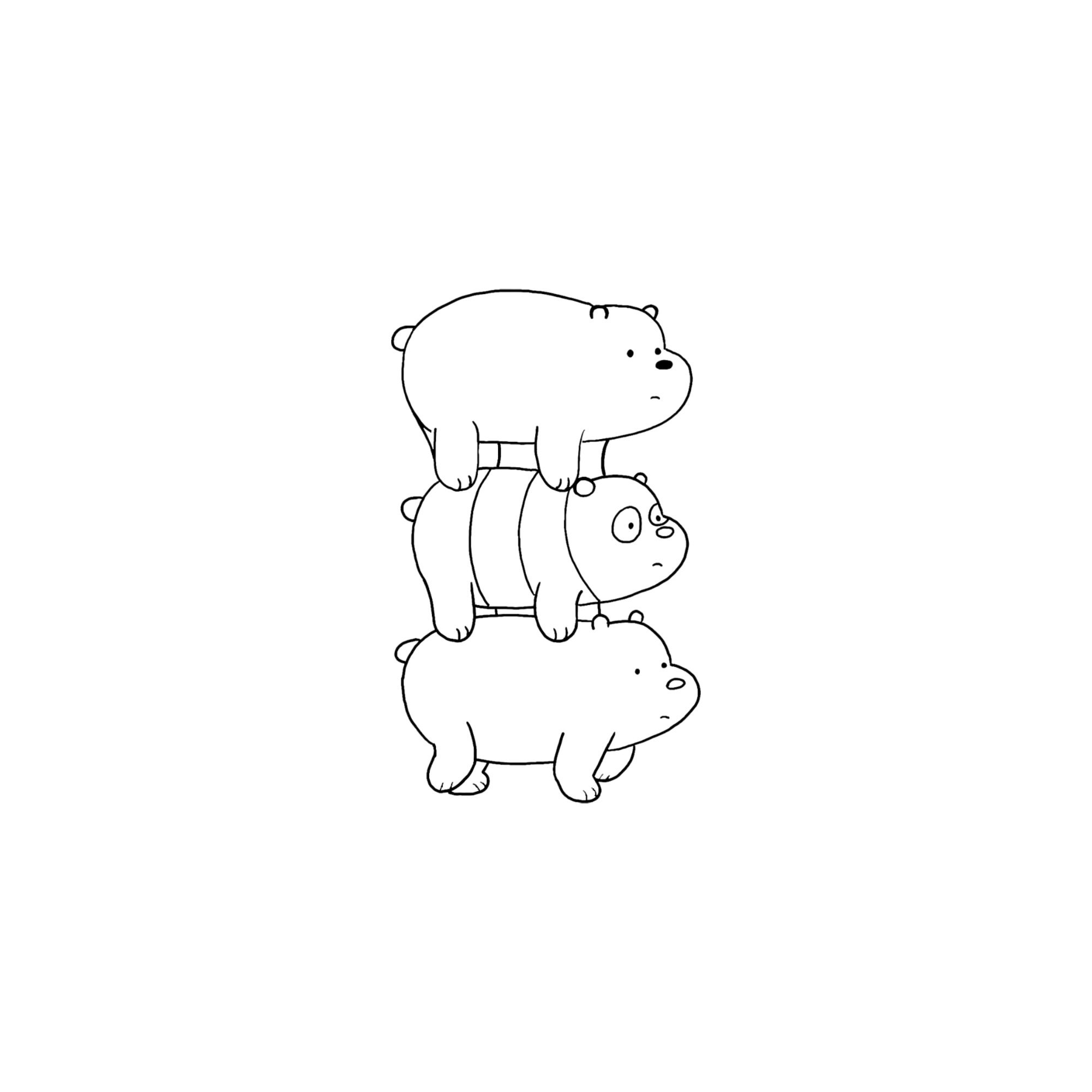 We Bare Bears Design Instant Download Svg, Eps, Dxf, Png, Pdf, Jpg ...