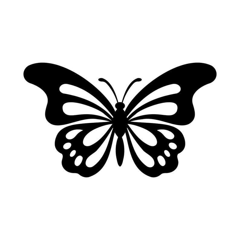 Butterfly Design Instant Download Svg, Eps, Dxf, Png, Pdf, Jpg Digital ...