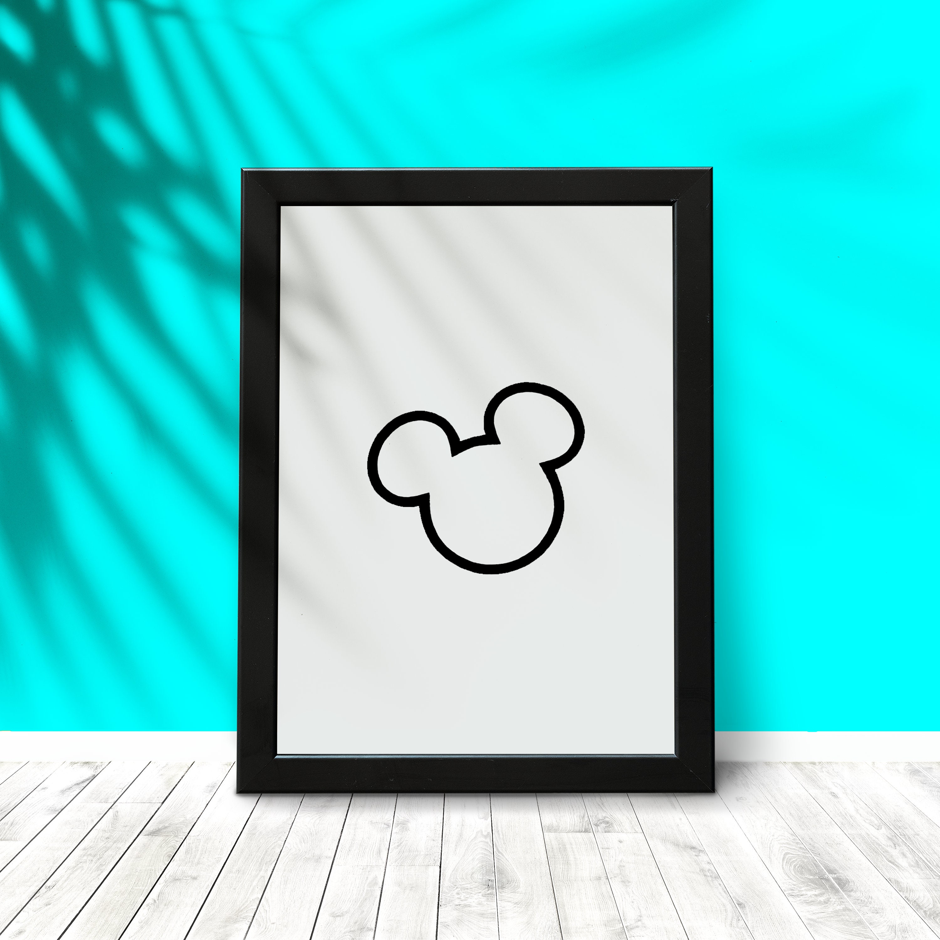 Mickey Mouse Symbol Design Instant Download Svg, Eps, Dxf, Png, Pdf ...