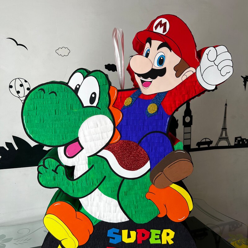 Mario pinata - Etsy México