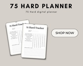 75 Hard Challenge Progress Tracker - Etsy