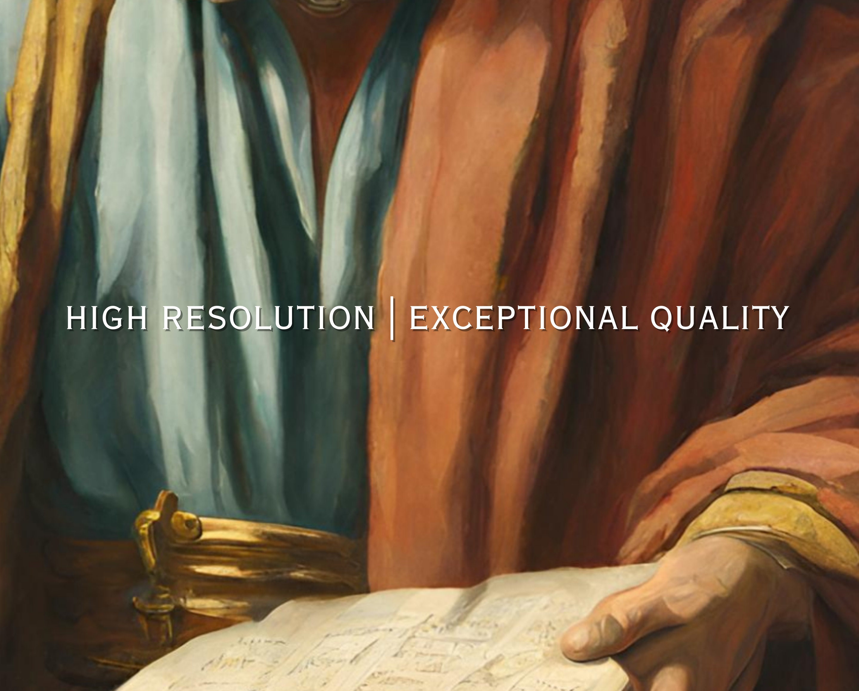 Moses and the Ten Commandments, Modern Christian Art, Moses Bible Print ...