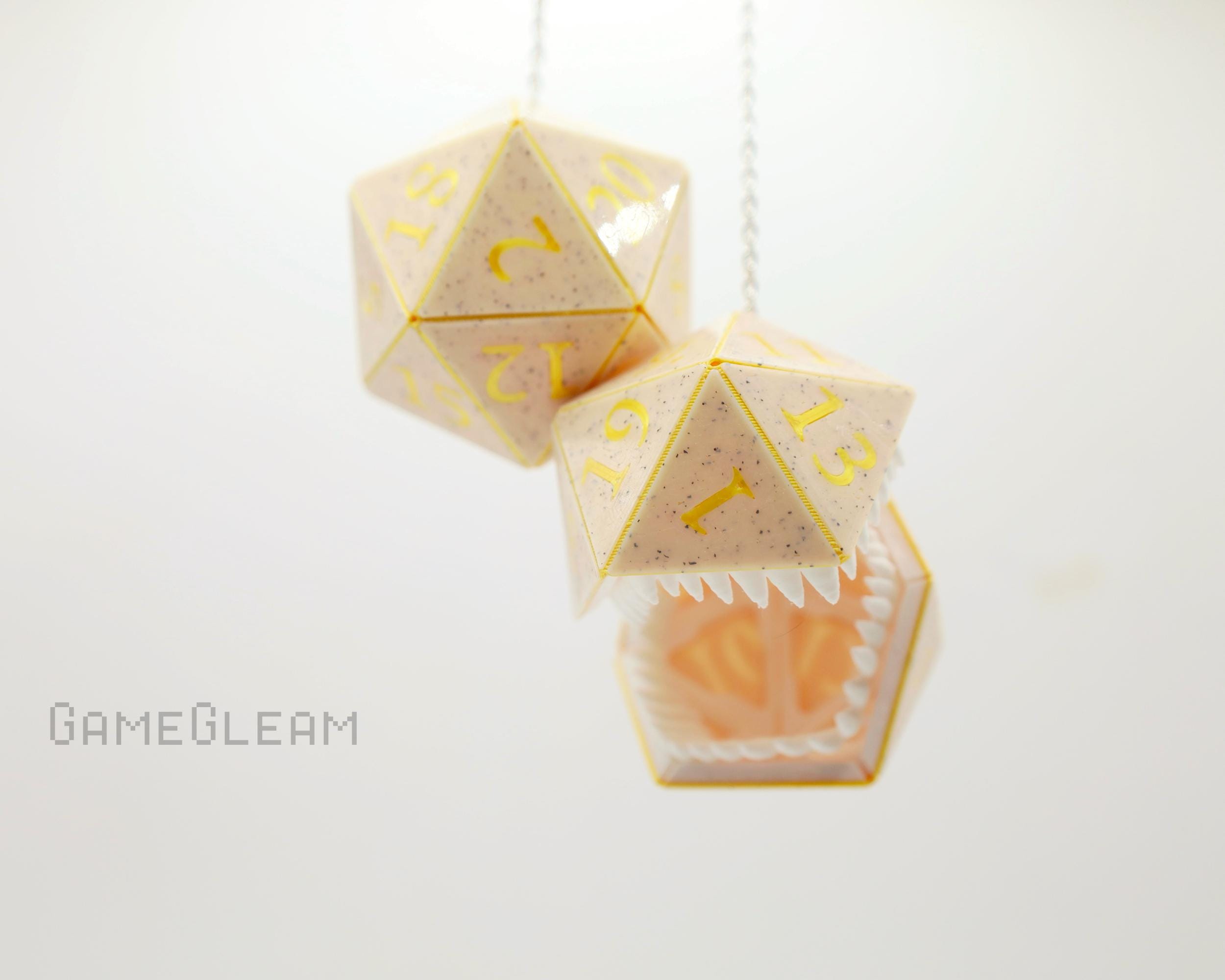 Mimic D20 Car Dice [pick Your Colors, Custom 2" Holographic Charms ...