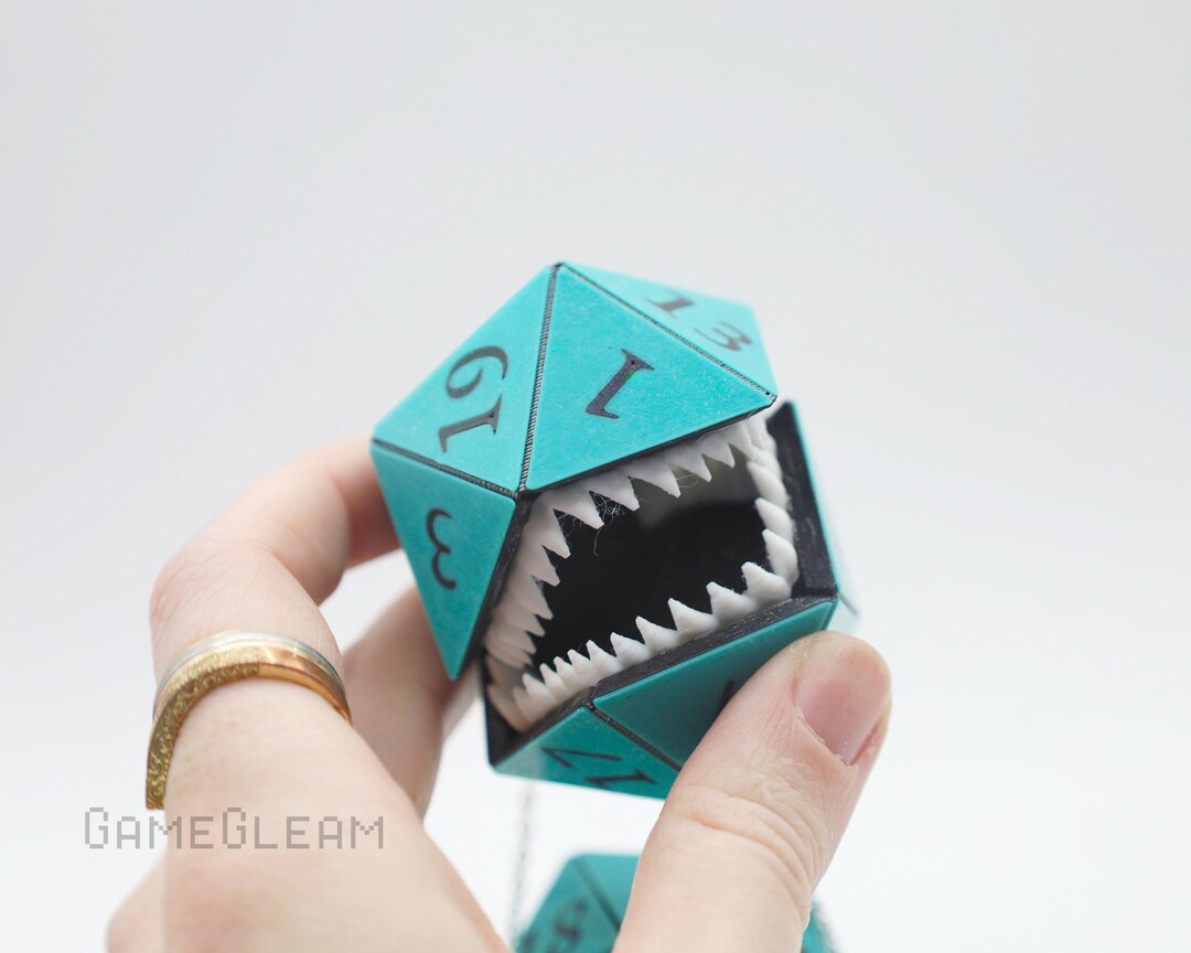 Mimic D20 Car Dice [pick Your Colors, Custom 2" Holographic Charms ...