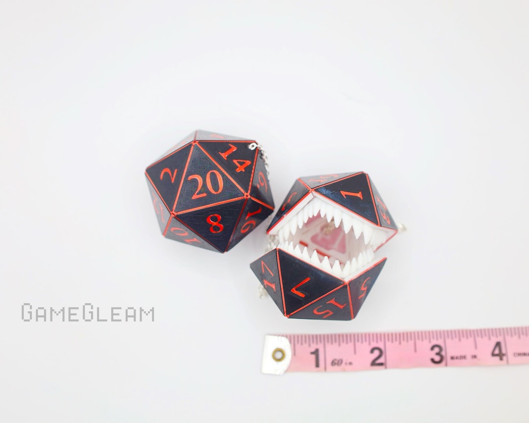 Mimic D20 Car Dice: Custom Holographic Dnd Gamer Gift - Etsy