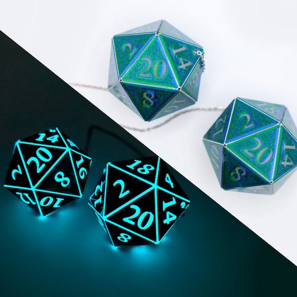 Glowing Dice - Etsy