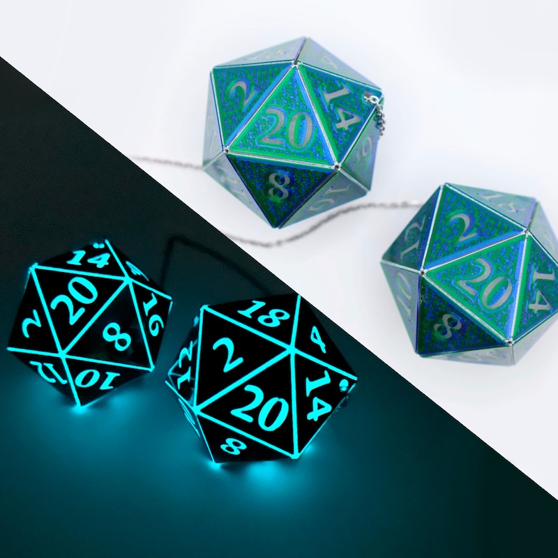 Glowing Dice - Etsy