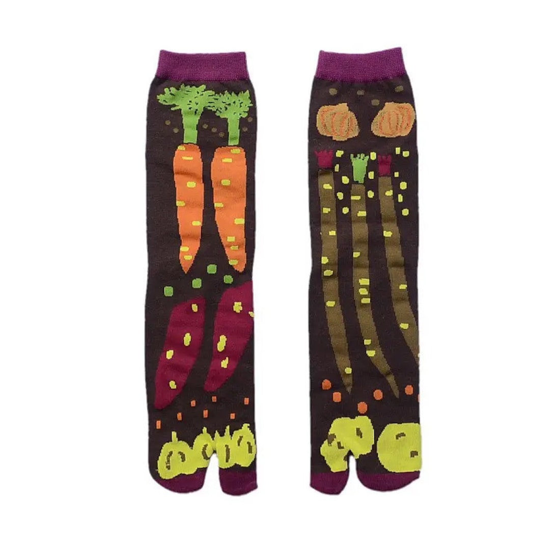 Vegetables Cotton Colorful Fashion Carrot Socks UK 4-8 - Etsy UK