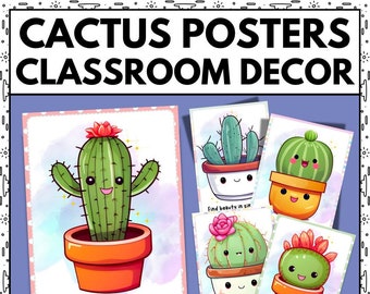 Stick It Out Even When It Gets Prickly, Cactus Theme, Cactus Classroom ...