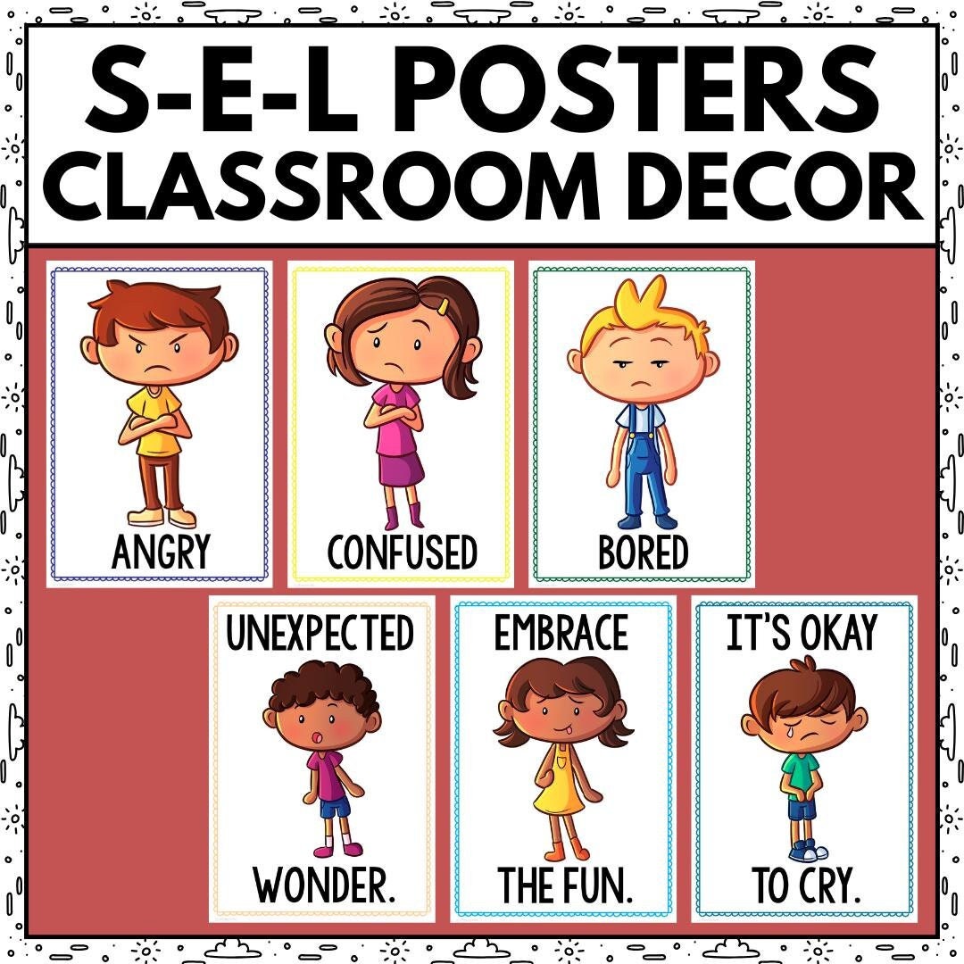 Social Emotional Learning Posters for Bulletin Board Ideas and ...