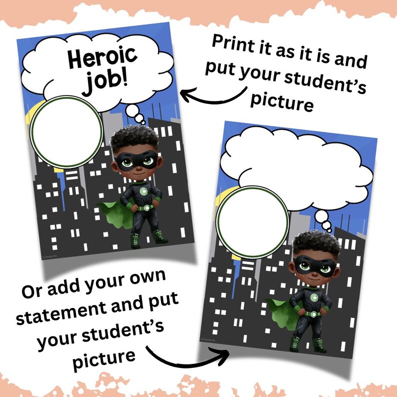 Superheroes Recognition for Back to School Posters and Classroom Decor ...