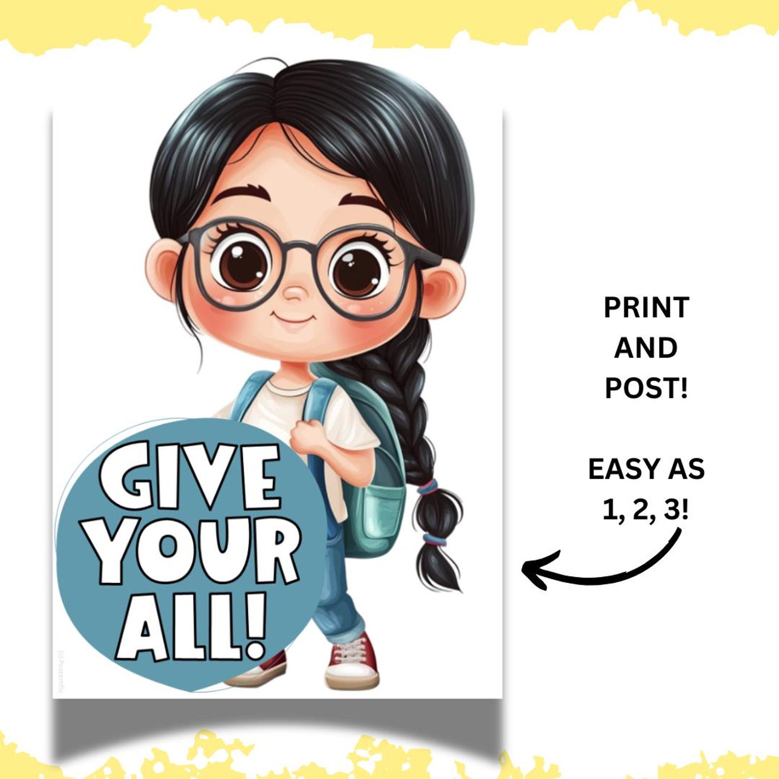 Motivational Posters for Kids, Classroom Decor, Bulletin Board Ideas ...