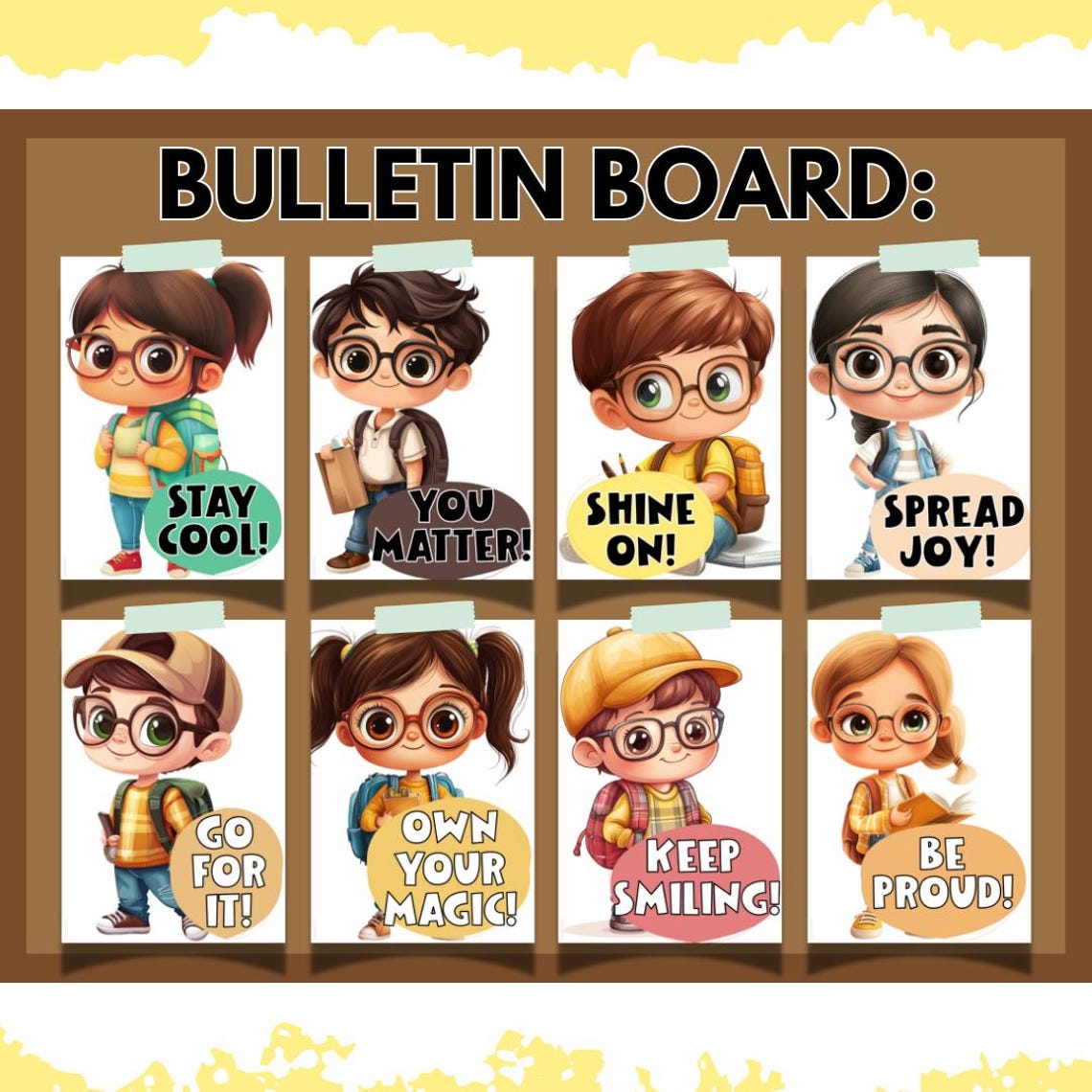 Motivational Posters for Kids: Classroom Decor (PDF) - Etsy