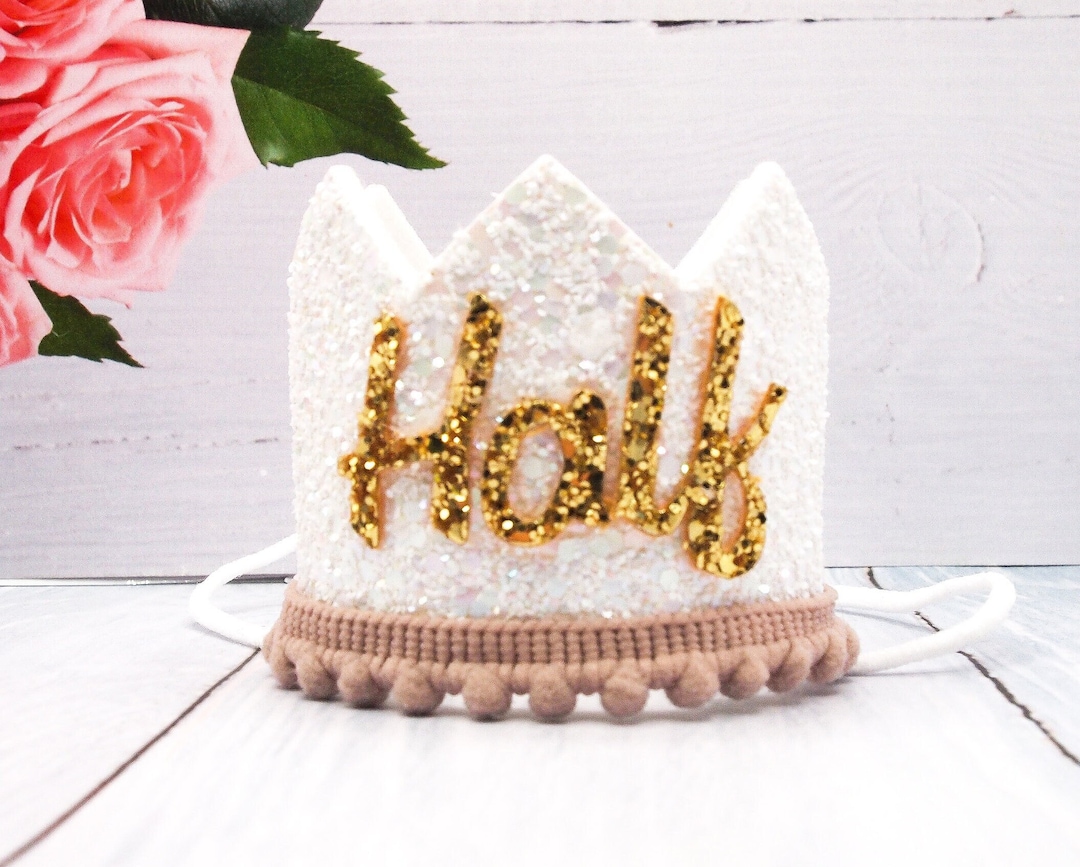 Half Birthday Crown, Six Months Birthday Crown - Etsy