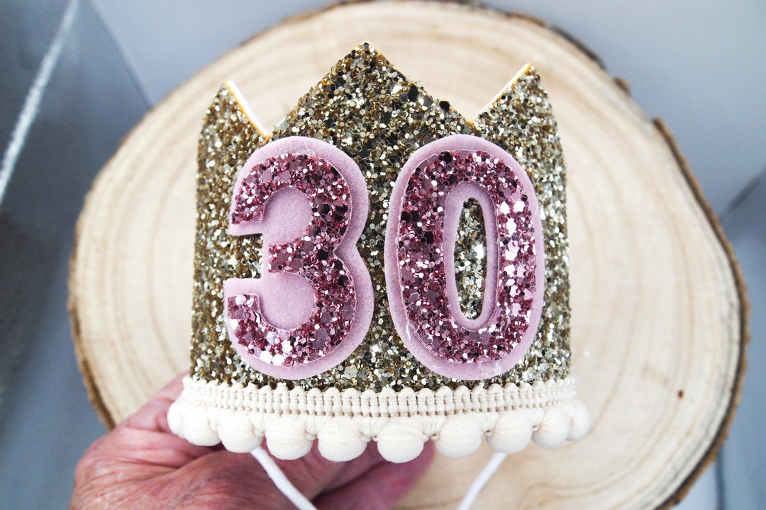 30th Birthday Crown Ladies Girls Birthday Crown, 40th Birthday Crown ...