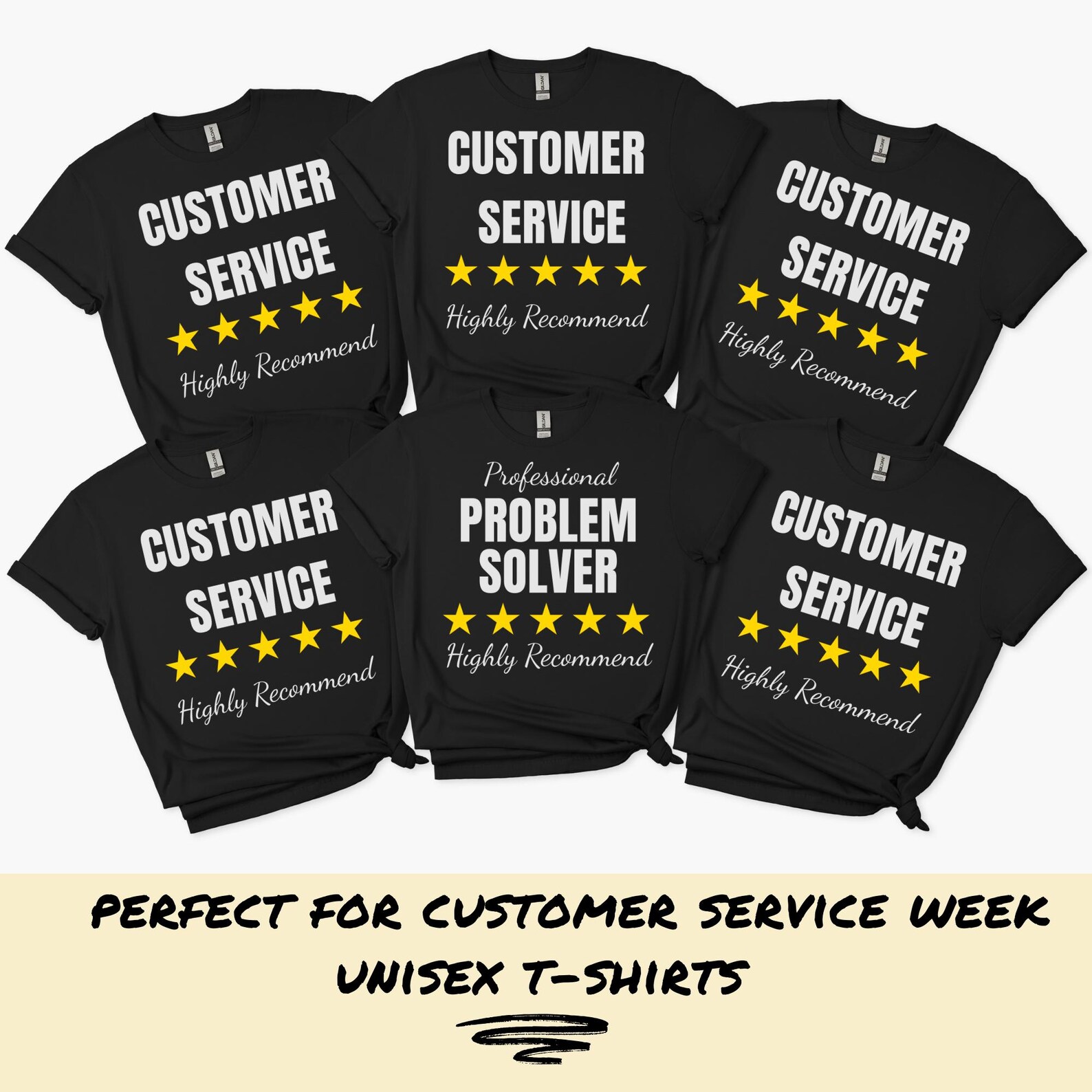 Customer Service Week Customizable Shirts, Funny Office Humor Work Tees ...