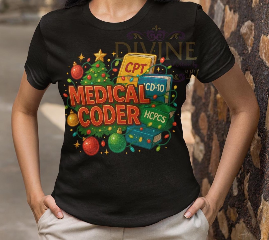 CHRISTMAS Medical Coder Shirt, Medical Coder Christmas Tshirt, Graphic Christmas Tee, Medical ...