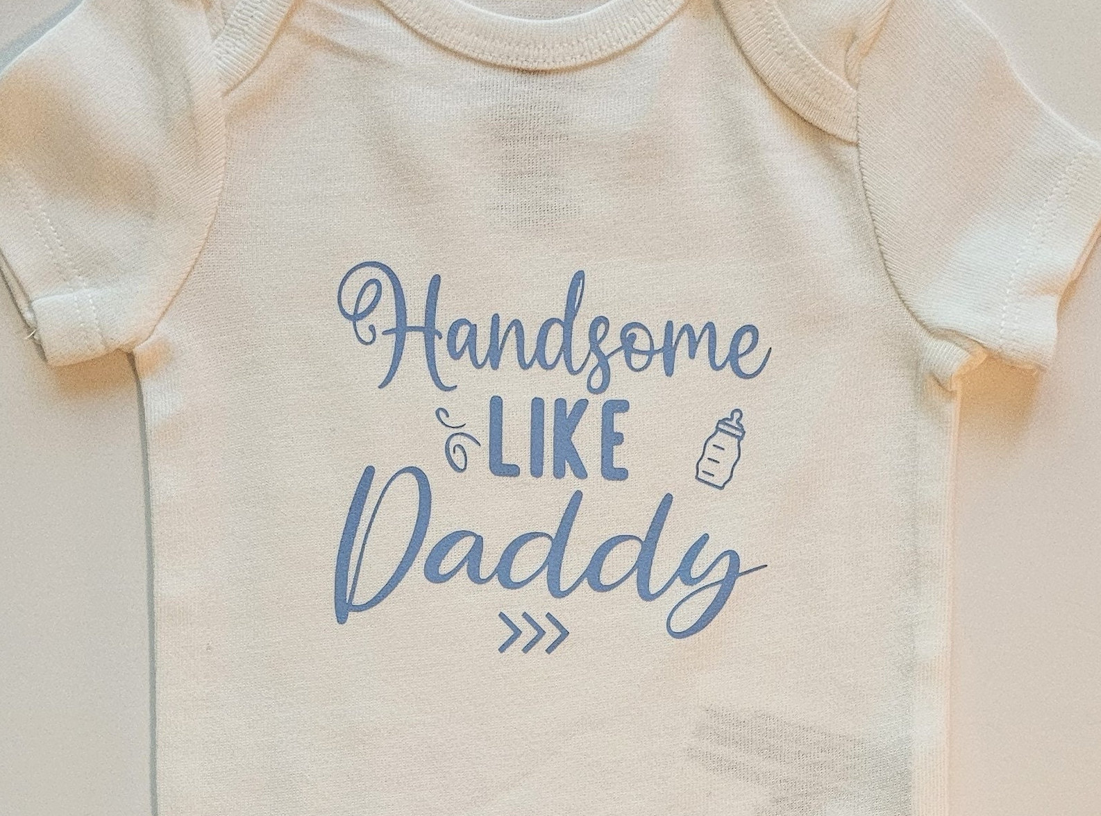 Handsome Like Daddy Baby Onesie, Baby Boy Bodysuit, Newborn Outfit ...