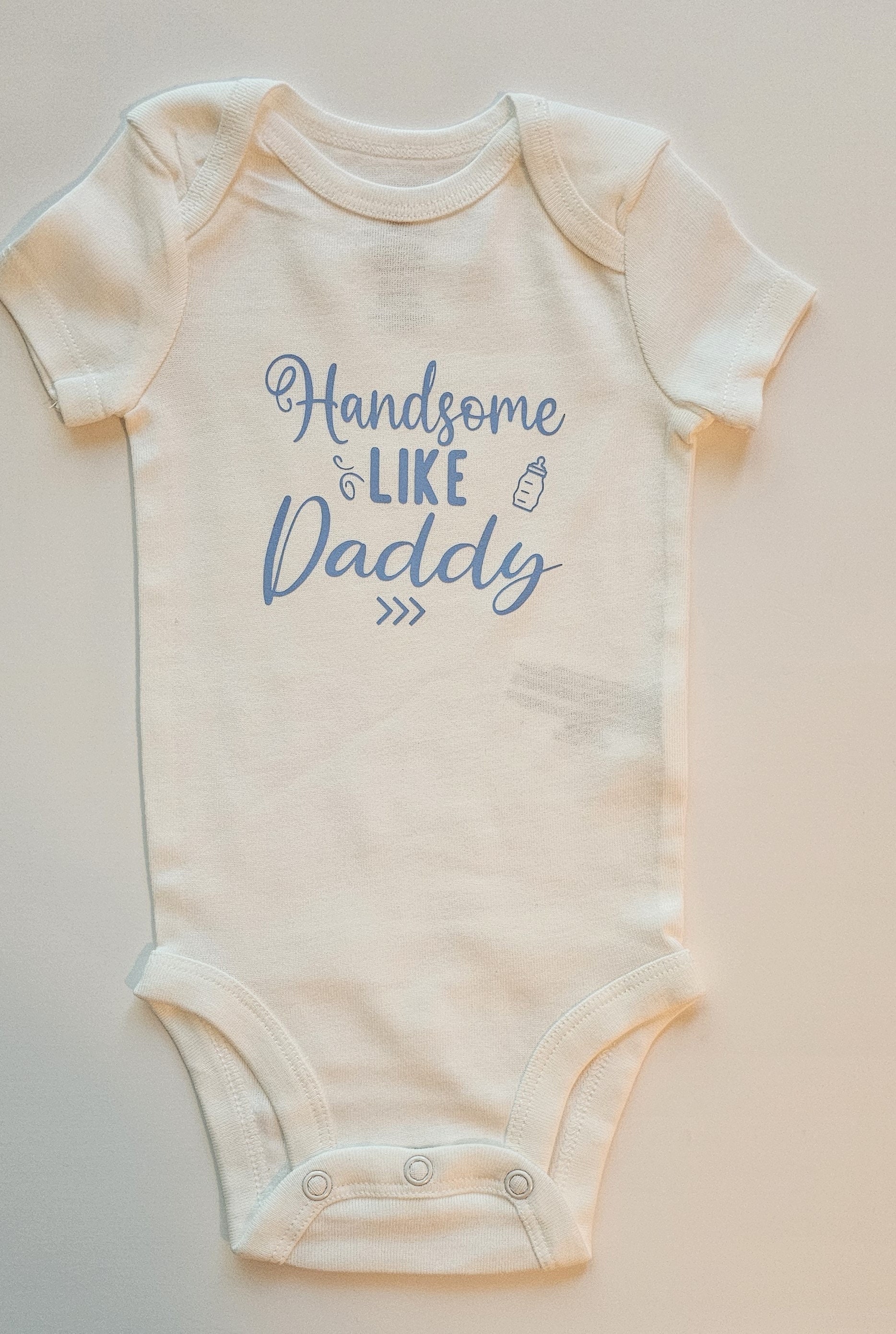 Handsome Like Daddy Baby Onesie, Baby Boy Bodysuit, Newborn Outfit ...