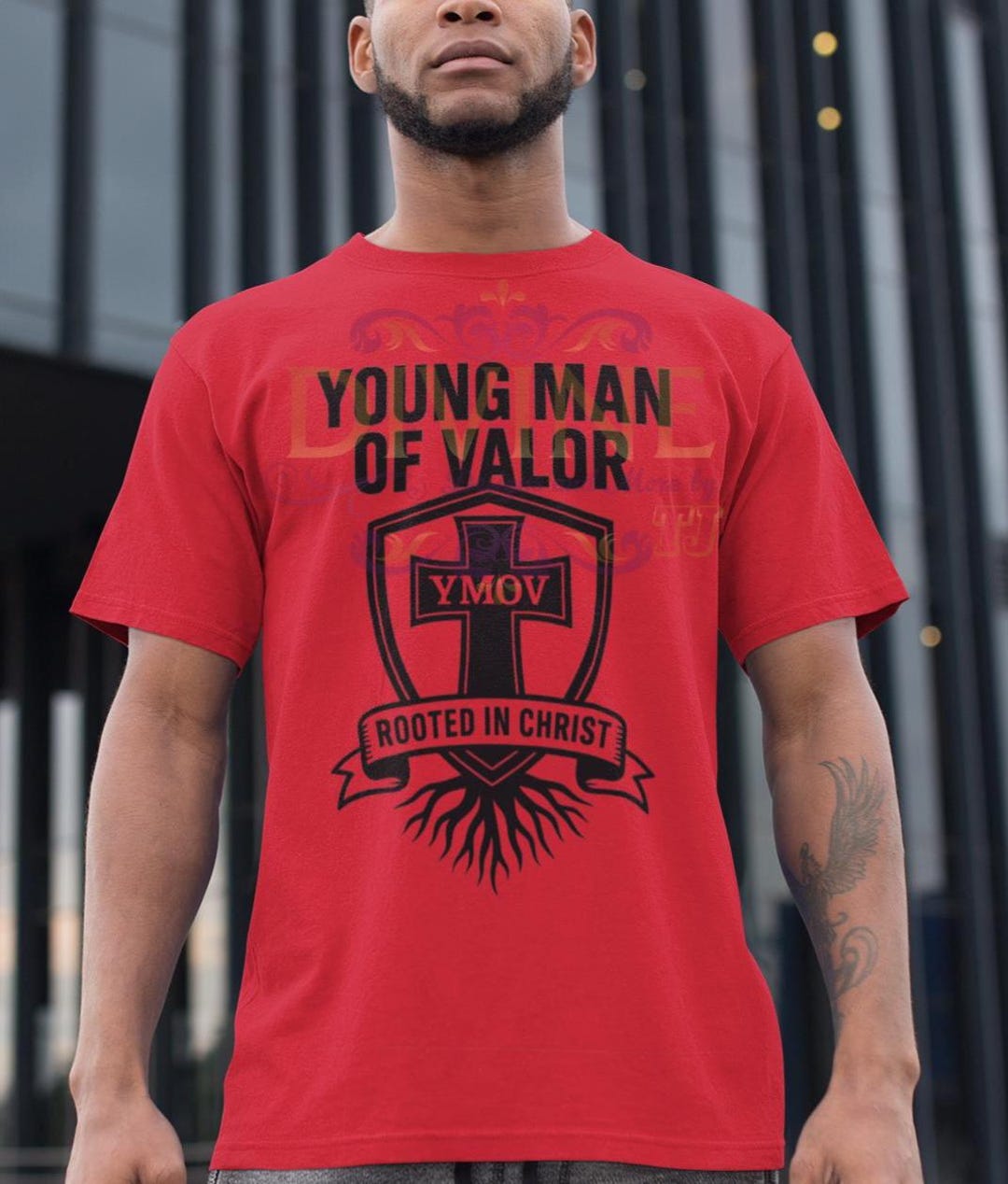 Young Man of Valor Shirt, Christian Men’s Tee Long Sleeve or Short ...