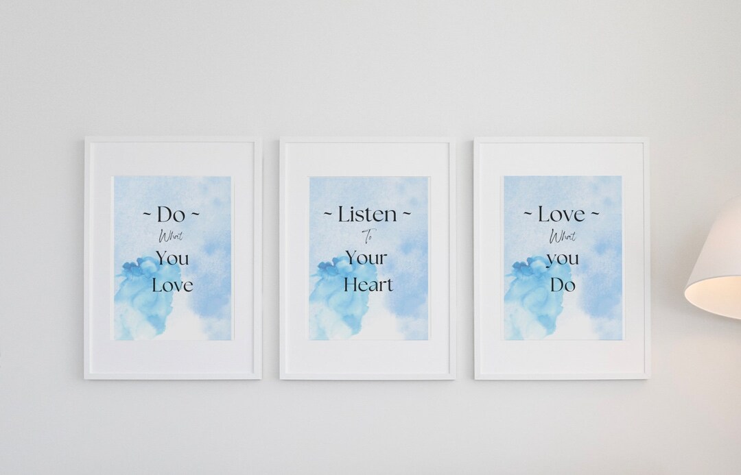 Motivational 3 Set Posters sold Separately - Etsy