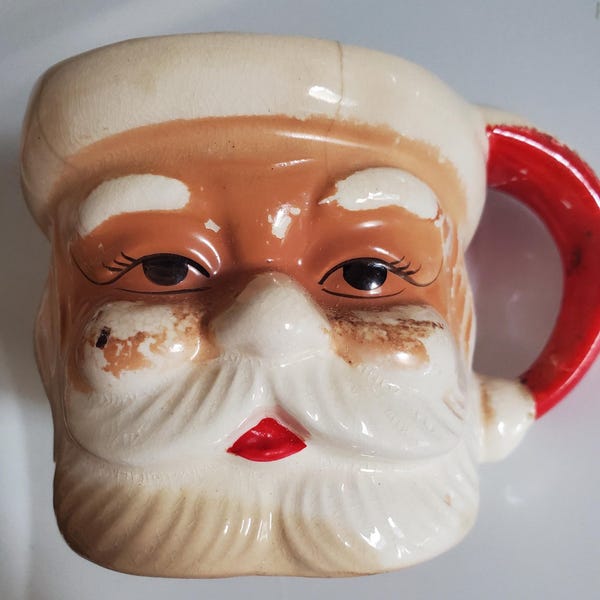 Vintage Santa Mugs - Etsy
