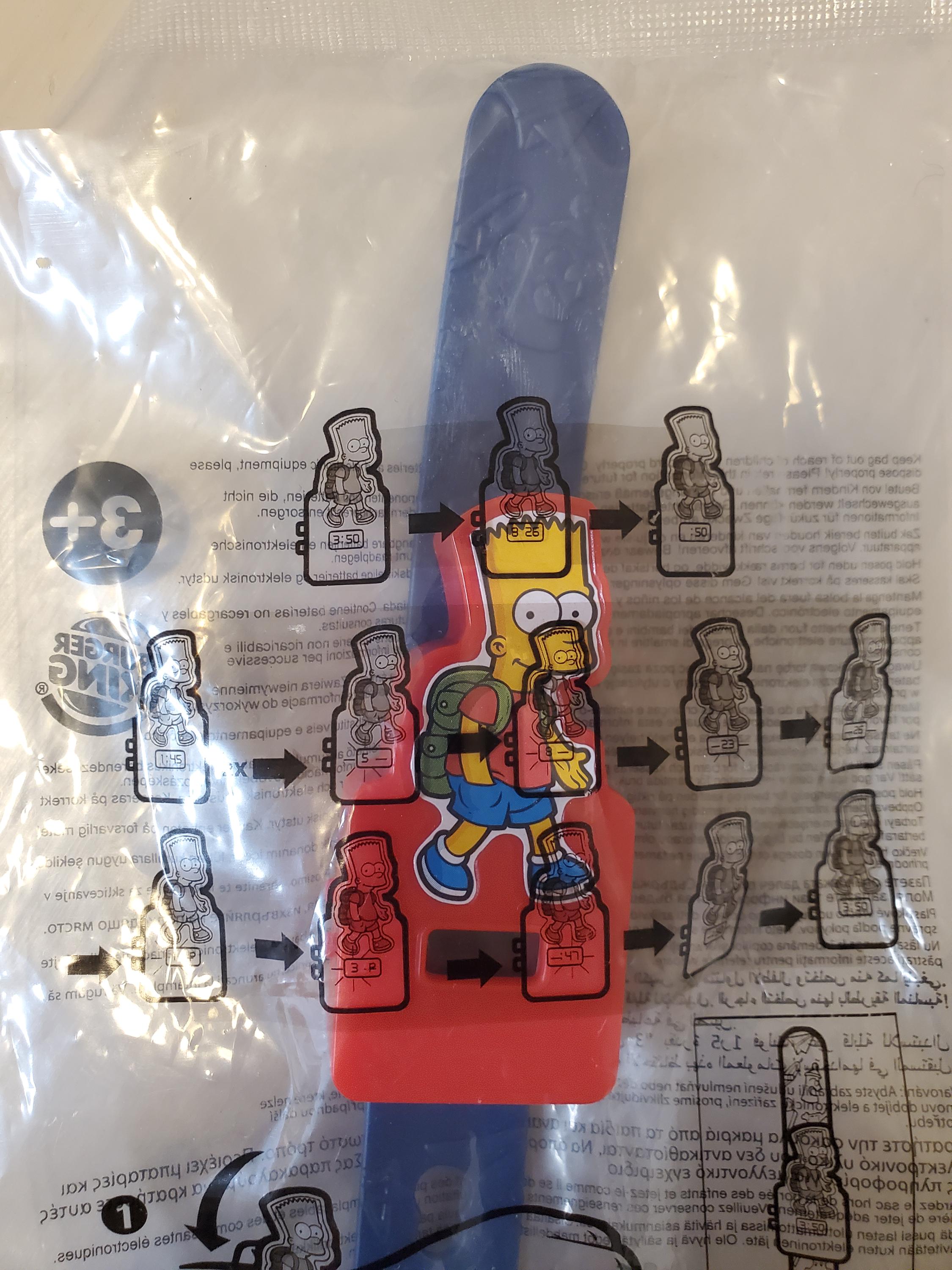 The Simpsons Burger King Watch Was Released in the Early 2000s. It is ...