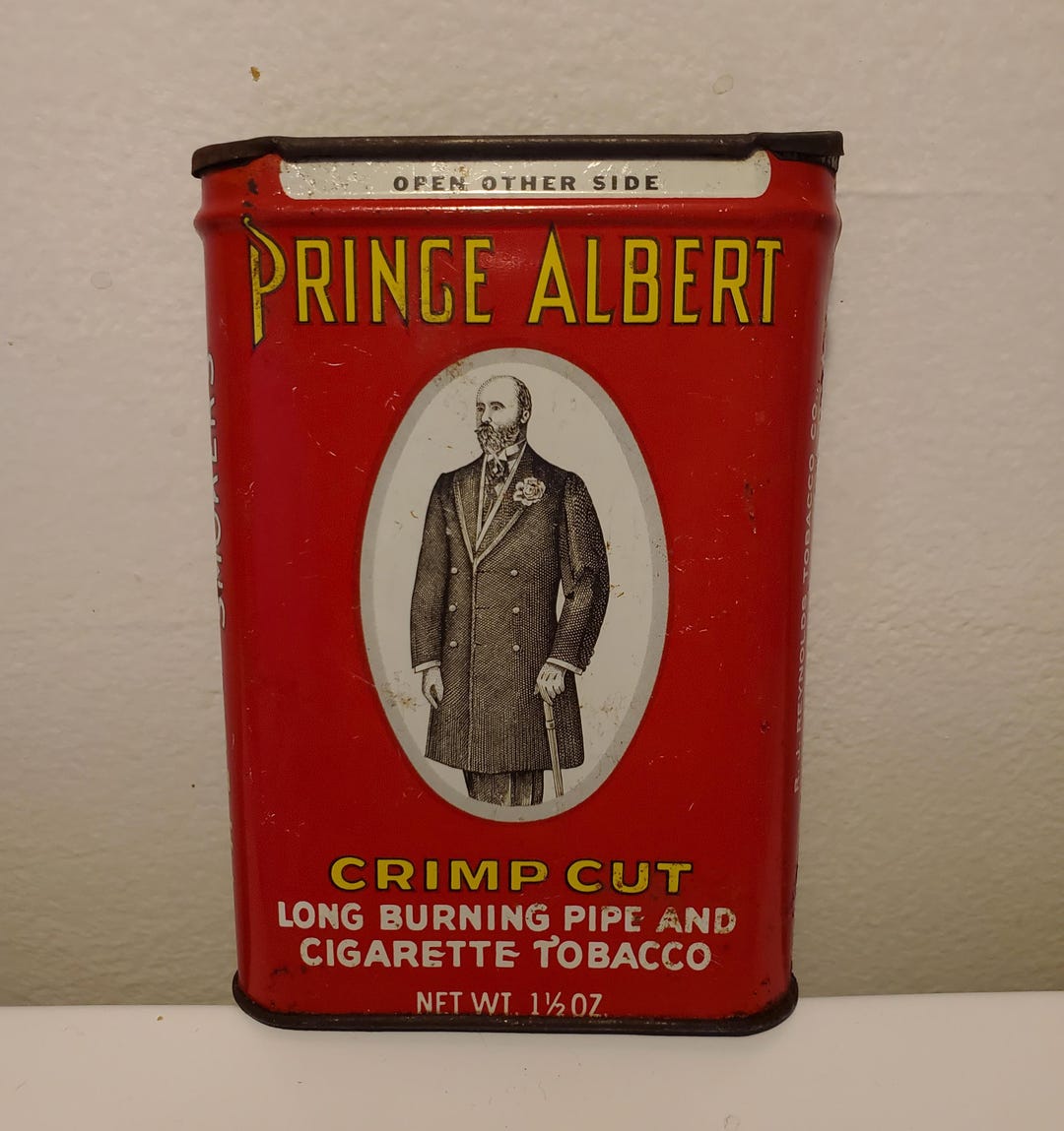 Prince Albert Crimp Cut Tobacco Vintage Tin - Etsy