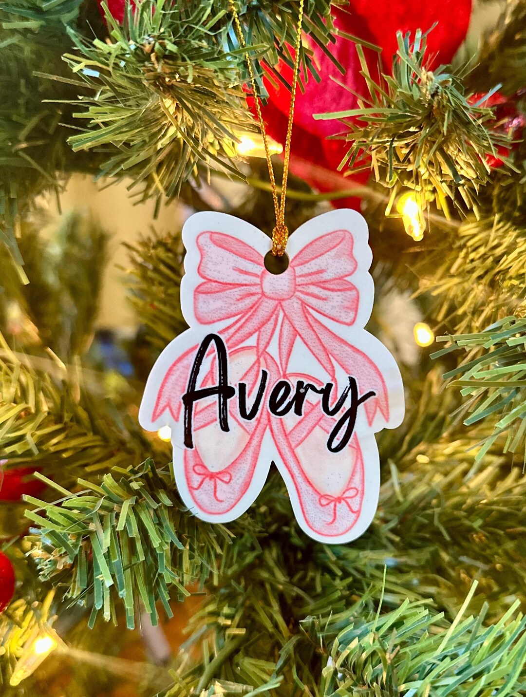 Personalized Themed Name Nutcracker Christmas Tree Ornament, Custom Tag ...