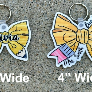 Personalized Teacher Appreciation Gift Acrylic Keychain…monogrammed ...