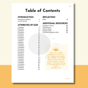 Attributes of God Study Guide Character of God Prayer Journal Christian ...