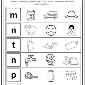 CVC Word Work | Ending Letters and Sounds MEGA Bundle | Kindergarten ...