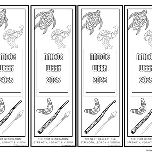 NAIDOC Week 2025 Themed Colouring in Bookmarks - the Next Generation ...