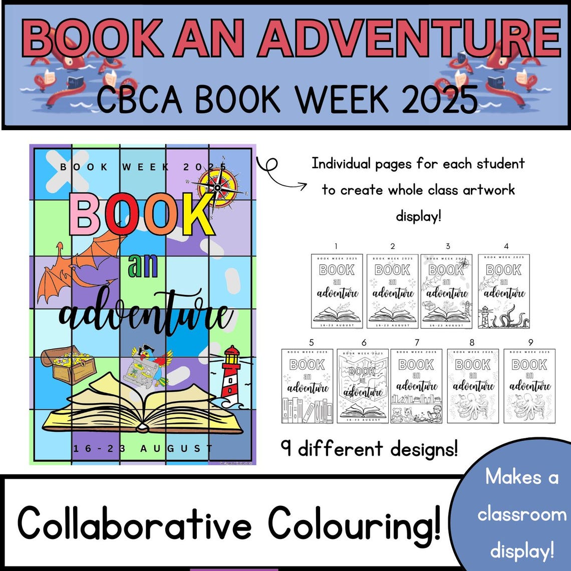 CBCA Book Week 2025 | Book an Adventure | Activity Bundle - Etsy